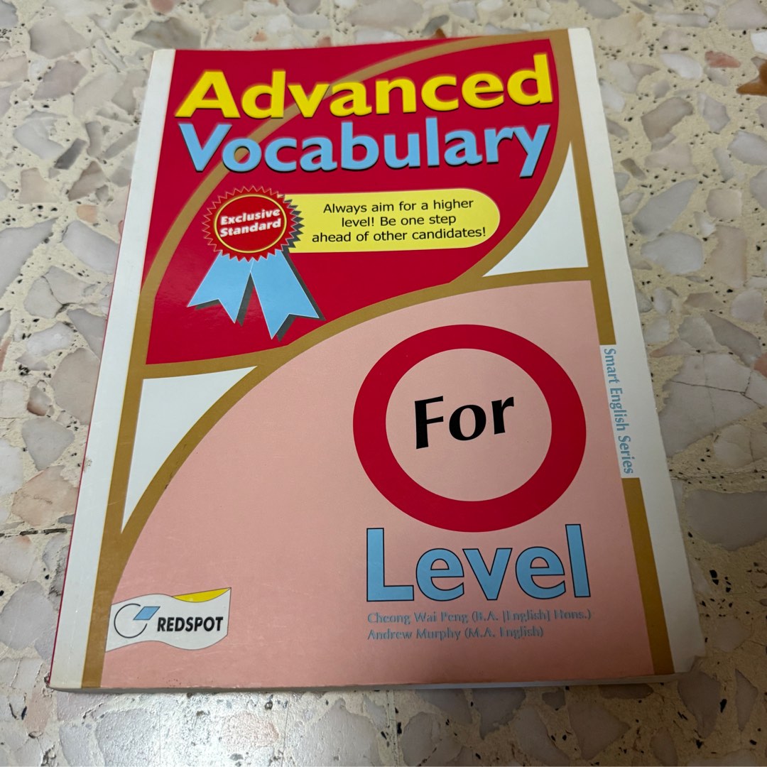 English O level Advanced Vocabulary assessment book, Hobbies & Toys ...