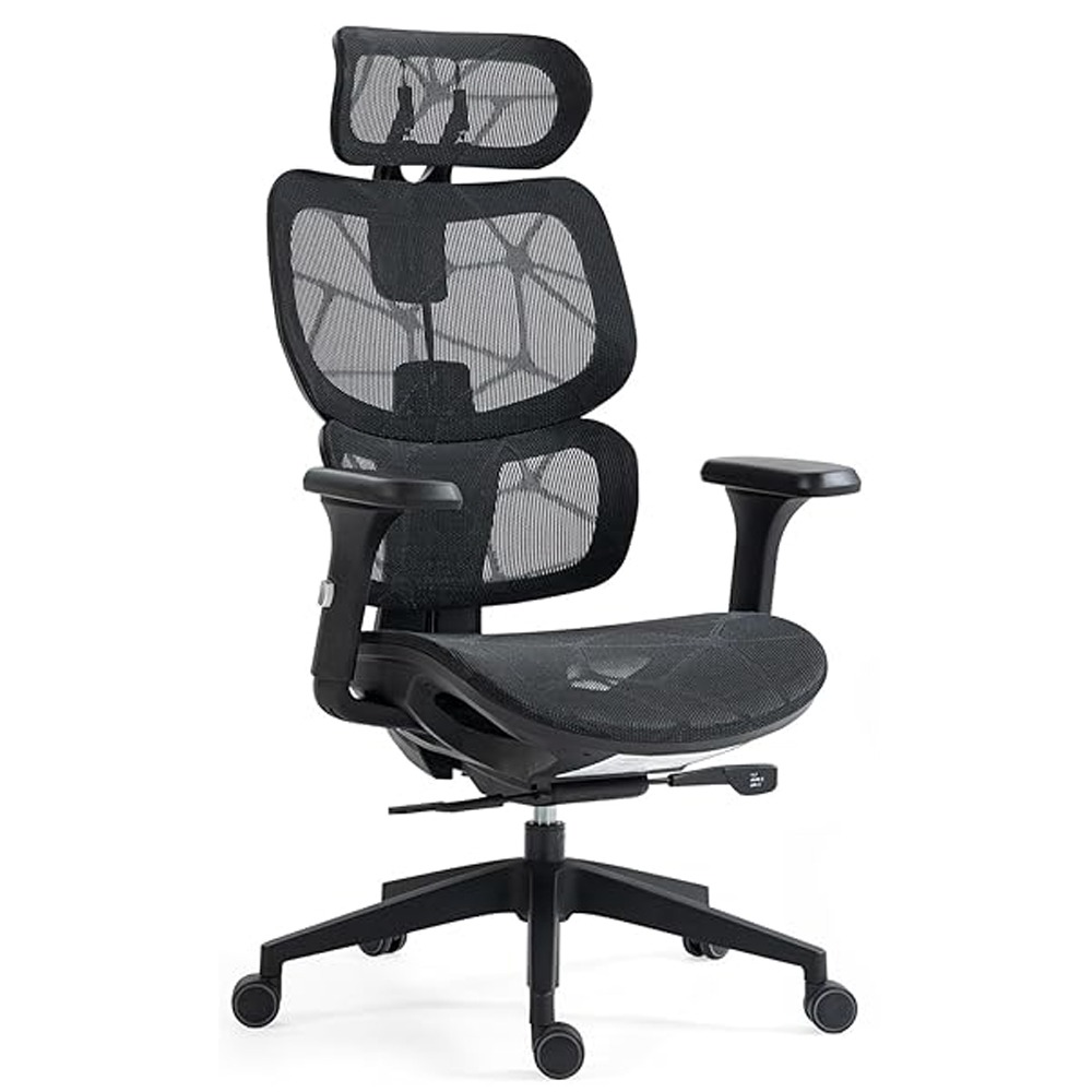 Ergodynamic HUMAN V8 High-back Hybrid Korean Mesh Chair, Furniture ...