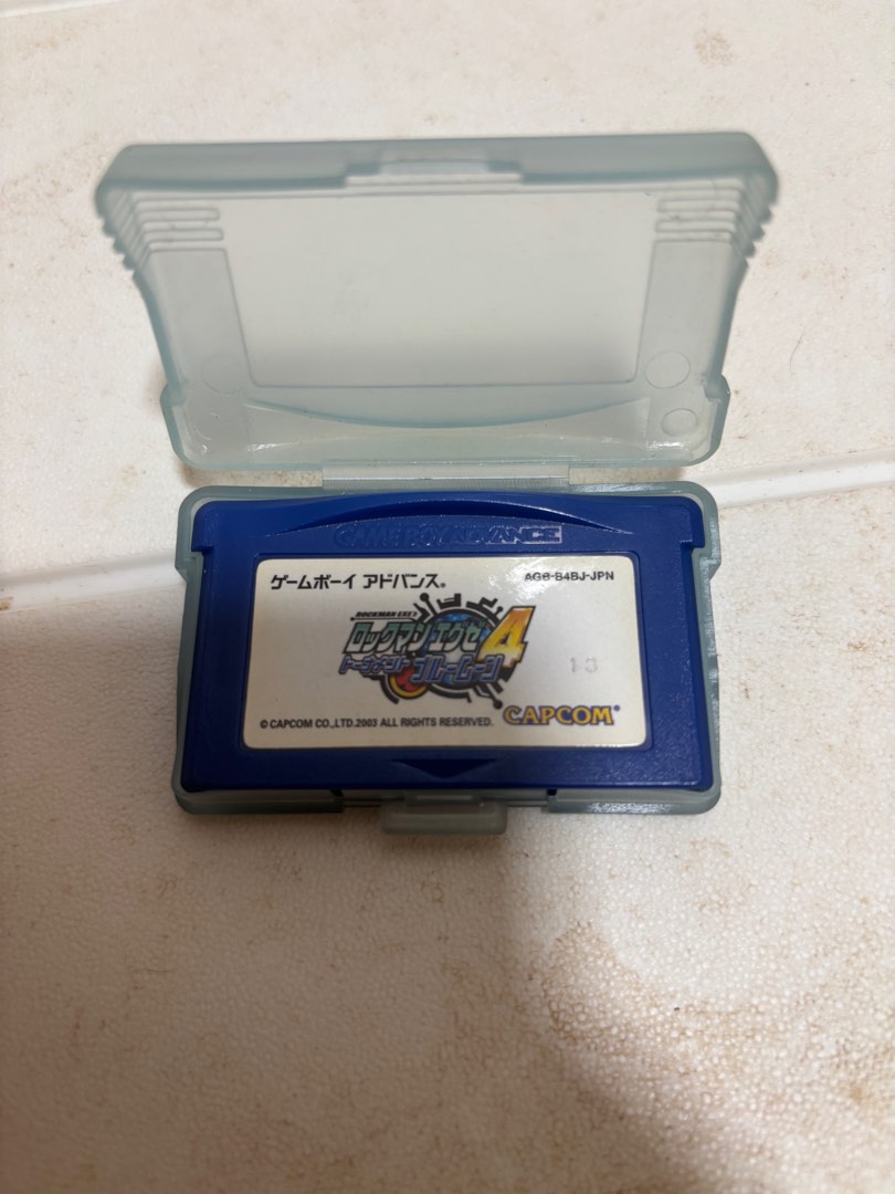 GBA Gameboy Advance 洛克人EXE 4 藍月亮 Rockman 正版, 電子遊戲, 電子遊戲, Nintendo 任天堂 - Carousell