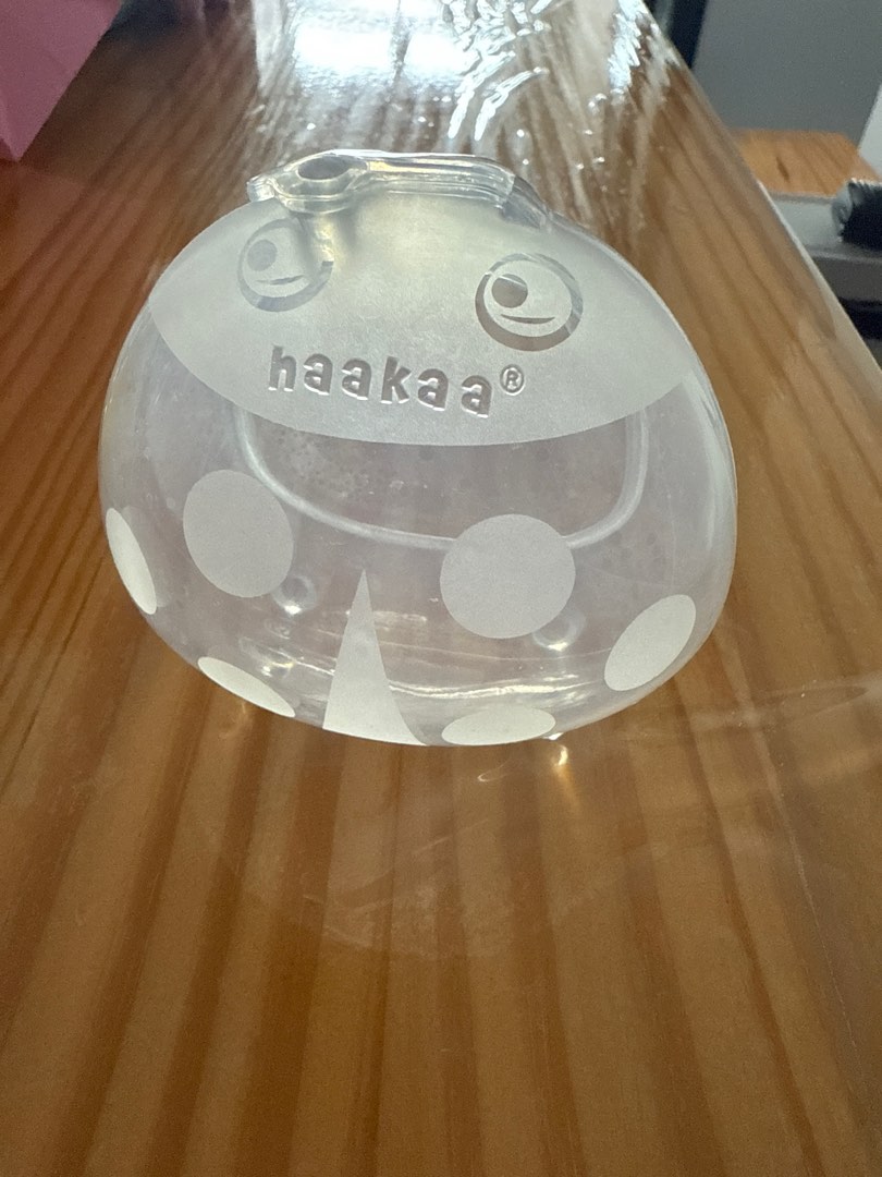 Haakaa Silicone Breast Milk Collector lady bug, Babies & Kids, Nursing ...