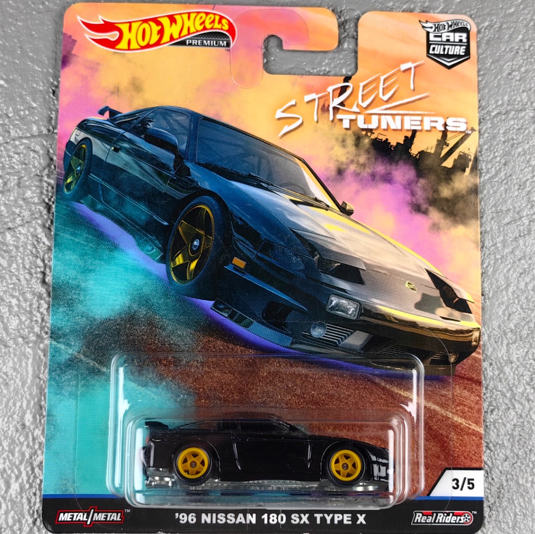 Hot Wheels Premium Series "Street Tuners" '96 Nissan 180 SX Type X ...