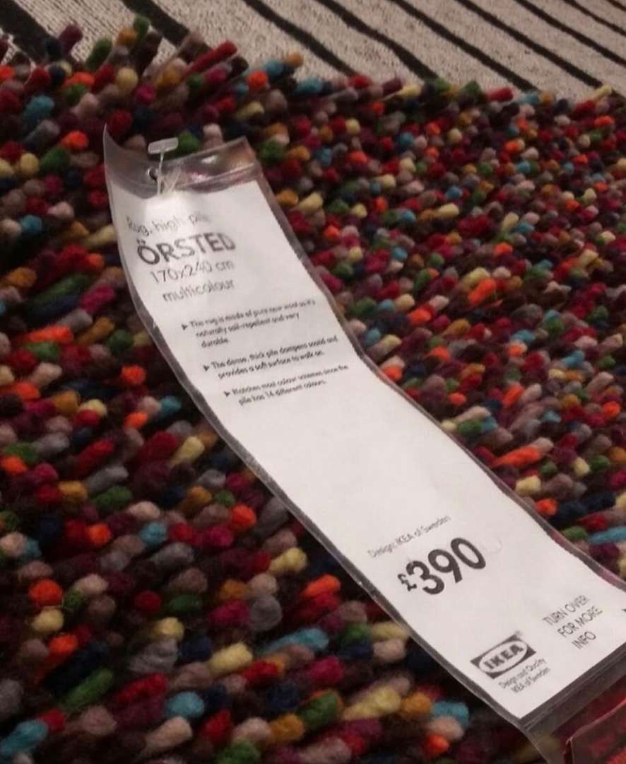 Ikea wool rug, Furniture & Home Living, Home Decor, Carpets, Mats ...