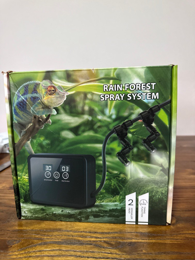 Intelligent Spray System Mist Rainforest Tank, Hobbies & Toys ...