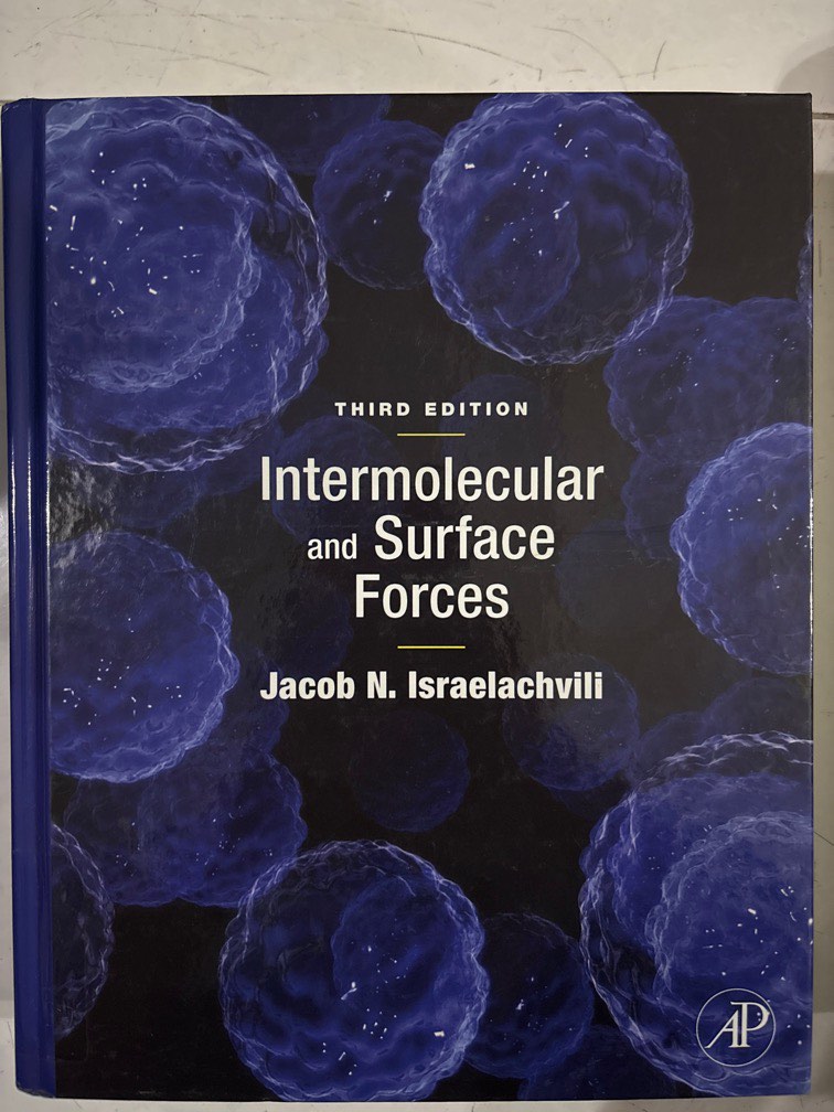 Intermolecular and Surface Forces (3rd Edition), Hobbies & Toys, Books & Magazines, Textbooks on ...