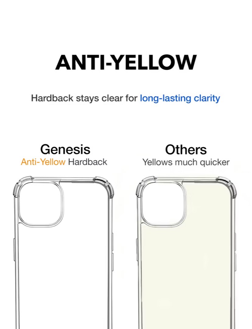 iPhone 16 Pro Genesis Hybrid Pro Clear Case, Mobile Phones & Gadgets ...