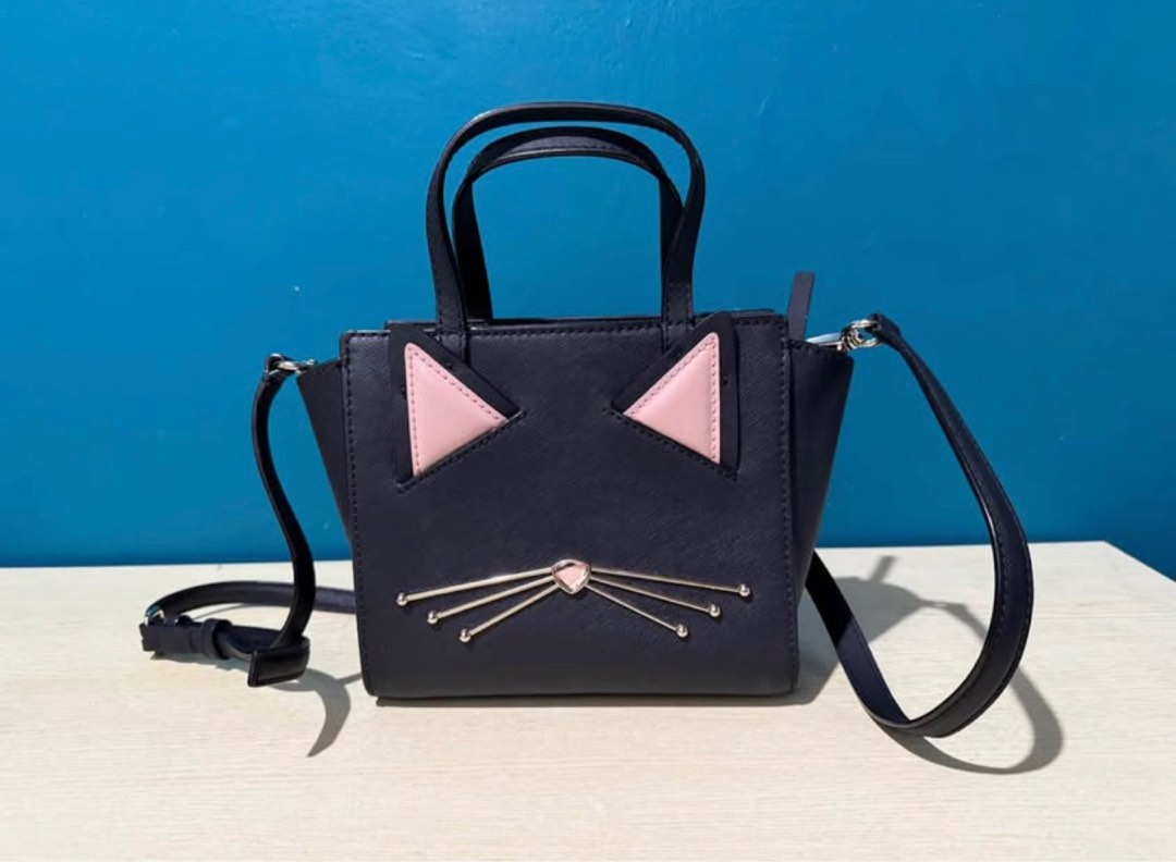 Kate Spade Mini Hayden Cat Bag, Women's Fashion, Bags & Wallets, Cross ...