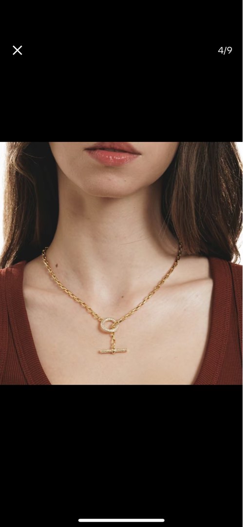 Lara & Ela Unchained Melody Gold Necklace, Women's Fashion, Jewelry ...