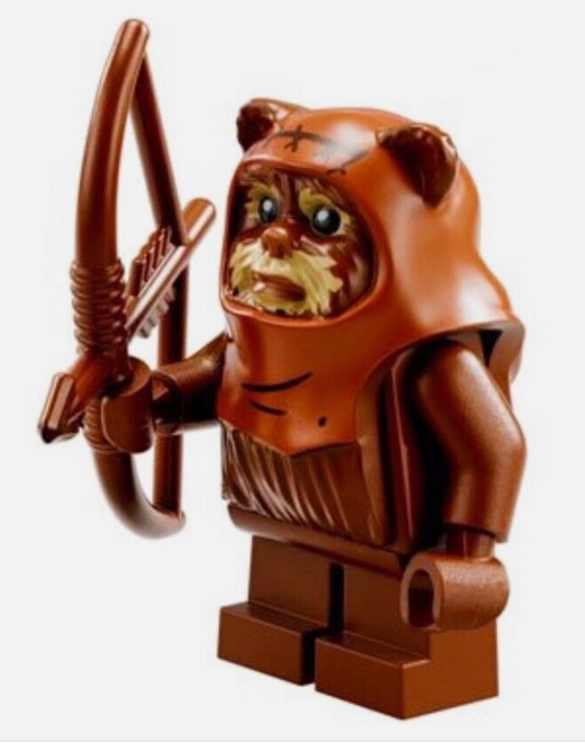 LEGO STAR WARS WICKET MINIFIG ewok endor return of the jedi 75094 ...