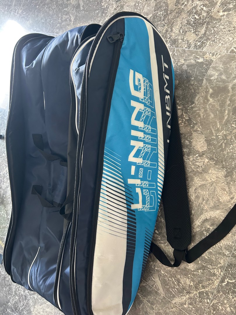 Li Ning Badminton Bag, Sports Equipment, Sports & Games, Racket & Ball ...