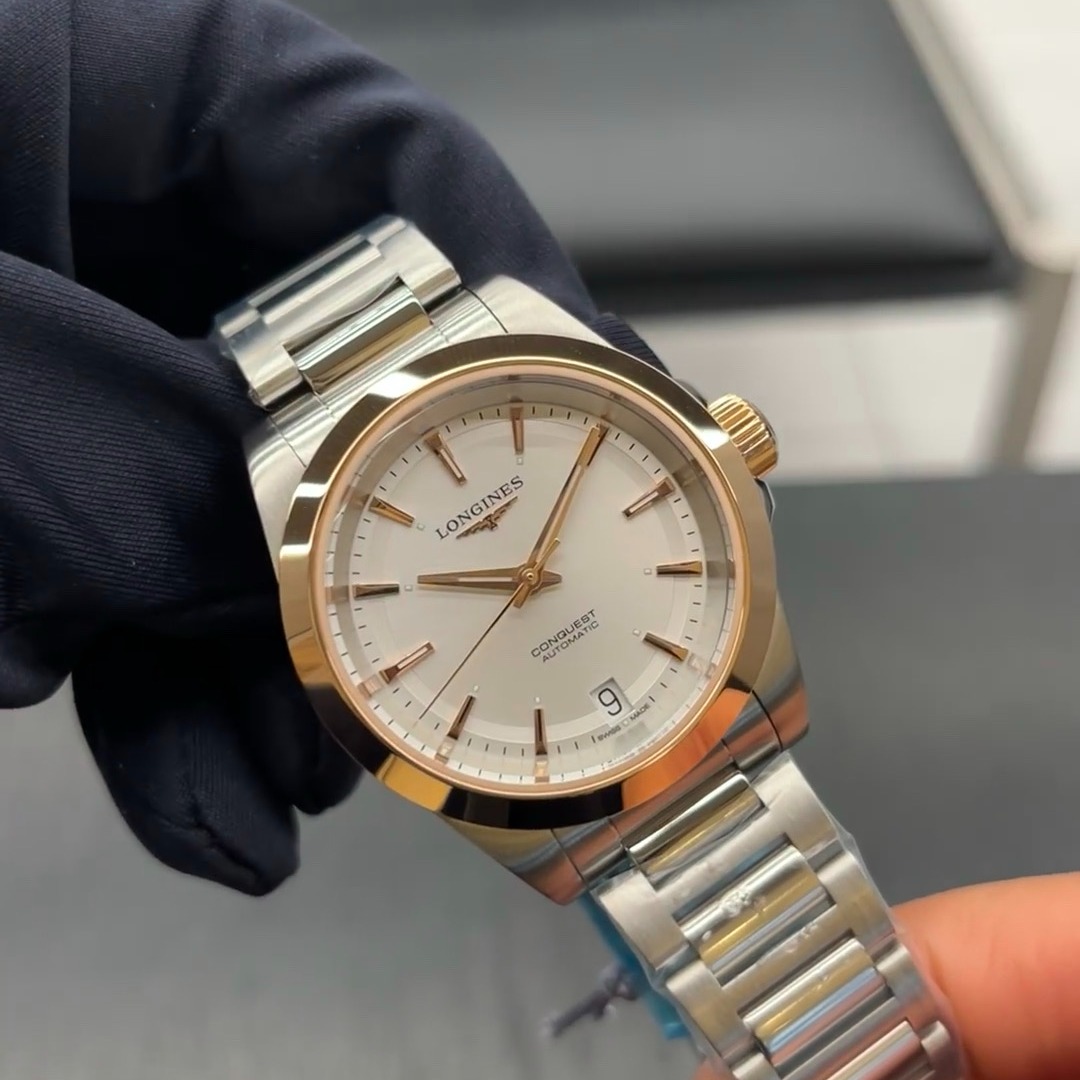 Longines /Conquest Series /Ladies Watch /Swiss Watch /Silver Dial, Women's Fashion, Watches ...