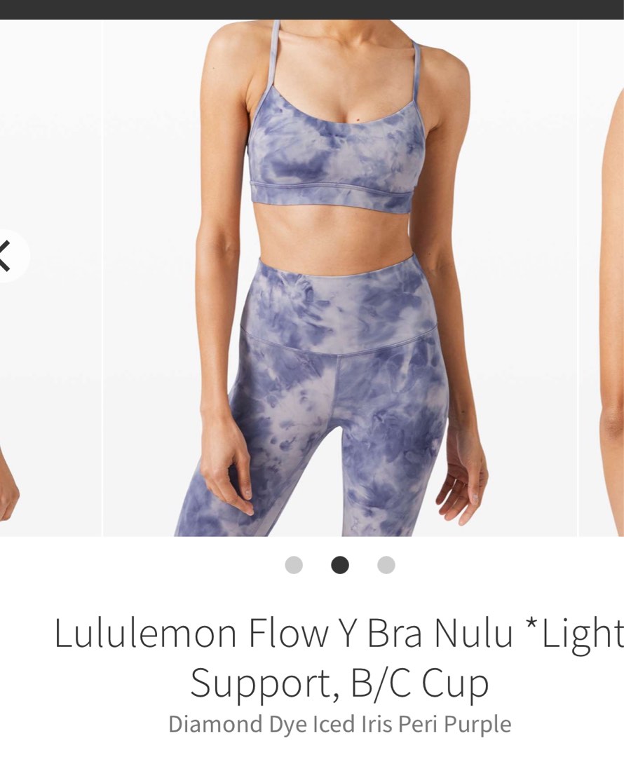 Lululemon y flow bra nulu, 女裝, 運動服裝 - Carousell