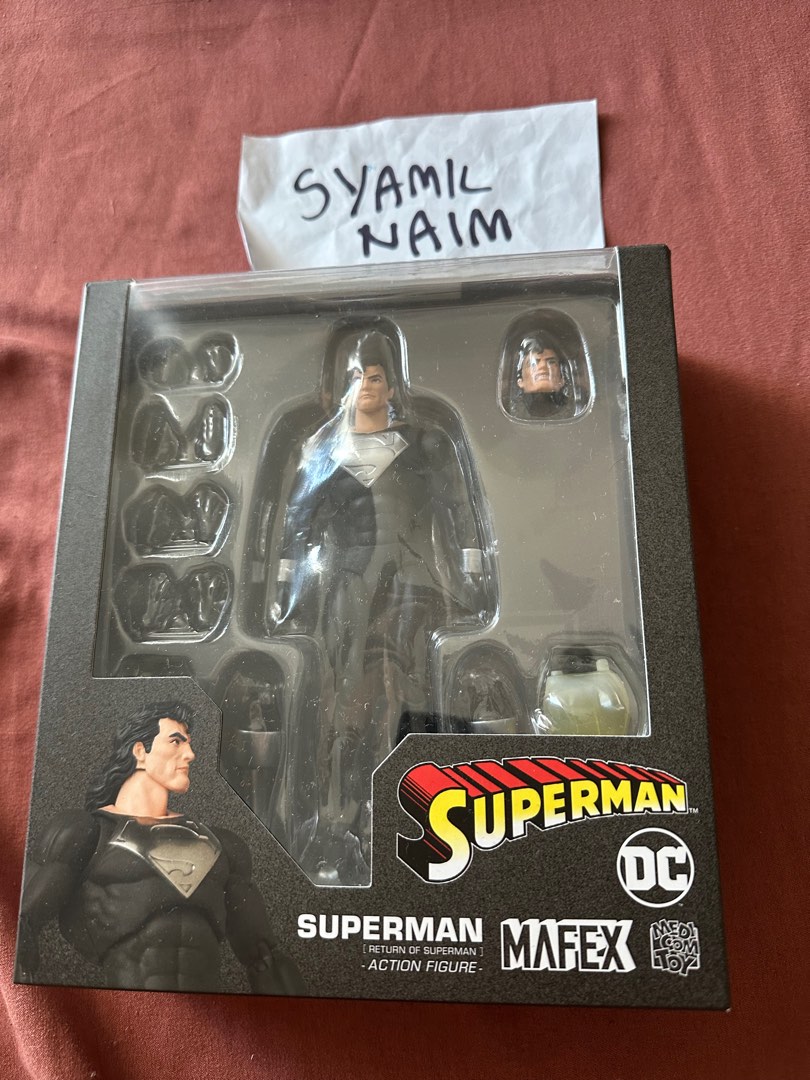 Mafex Return Of Superman (Black Suit), Hobbies & Toys, Toys & Games on ...