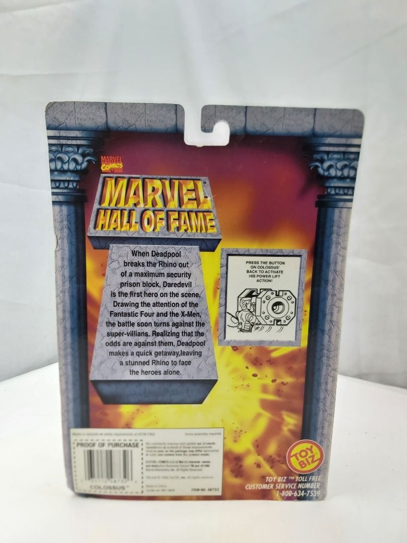 marvel hall of fame 5" scale colossus 90's toy biz figure, Hobbies ...