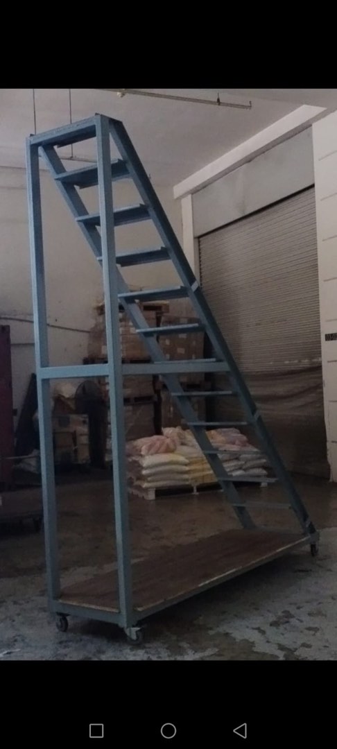 Metal safety staircase for commercial use, Everything Else on Carousell