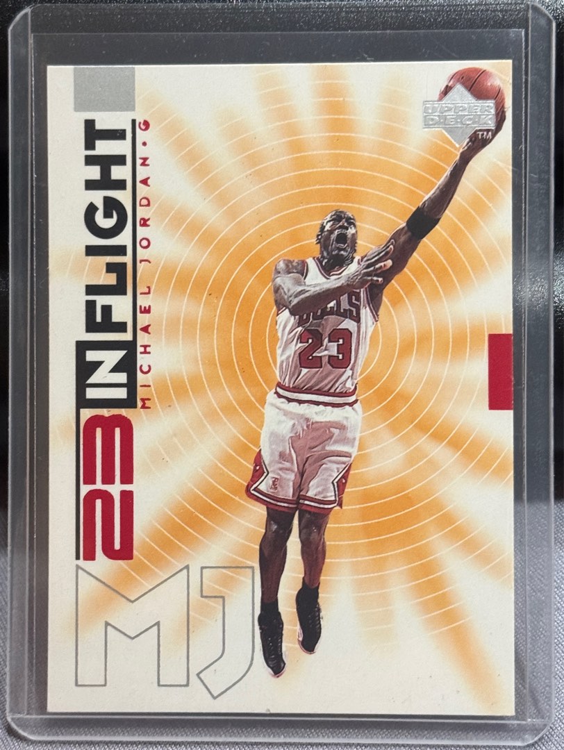 Michael Jordan In Flight IF3 Nba Card, Hobbies & Toys, Toys & Games on ...