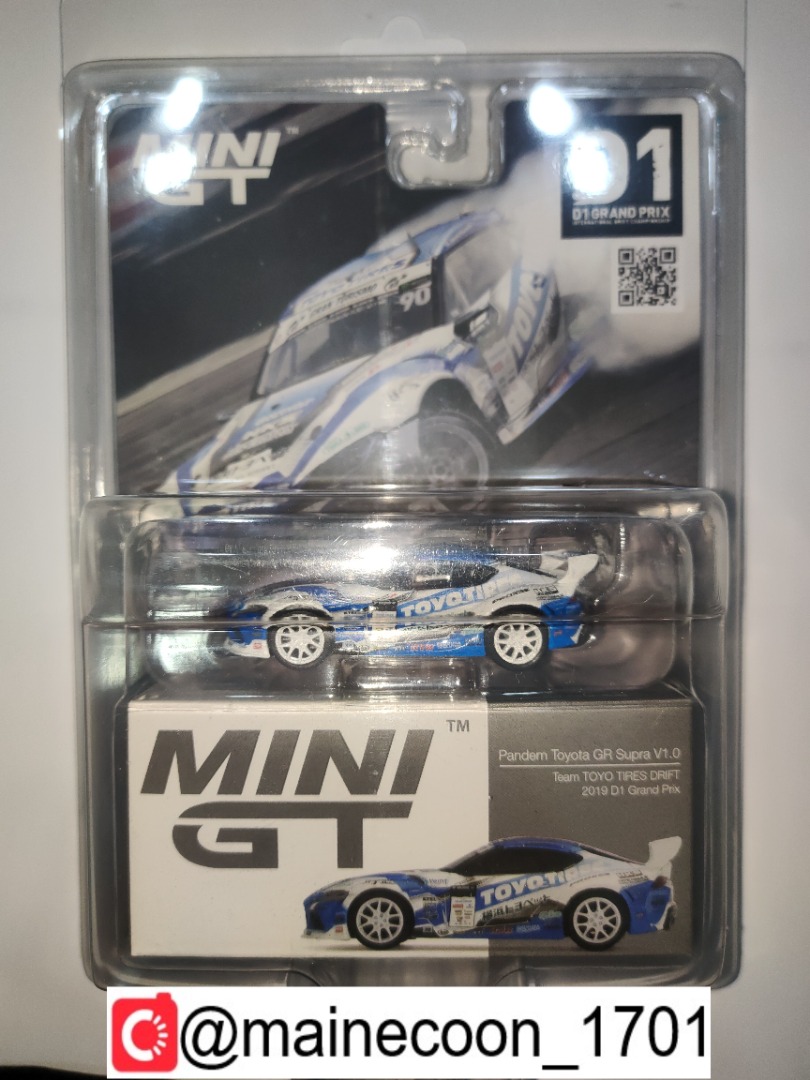 Mini GT Pandem Toyota GR Supra V1.0 Team TOYO TIRES DRIFT 2019 D1 Grand ...