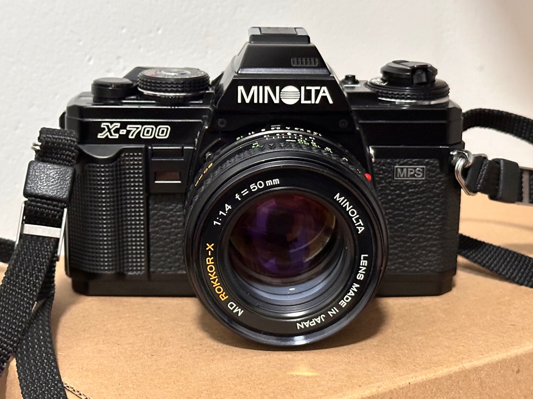Minolta X-700 with MD Rokkor-X 50mm f1.4 Vintage Film Camera ...