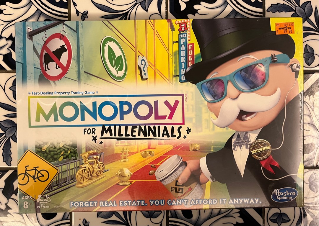 MONOPOLY for MILLENNIALS, Hobbies & Toys, Toys & Games on Carousell