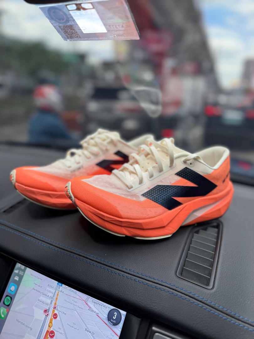New Balance Fuel Cell Rebel V4 Womens Orange/white, Women's Fashion ...