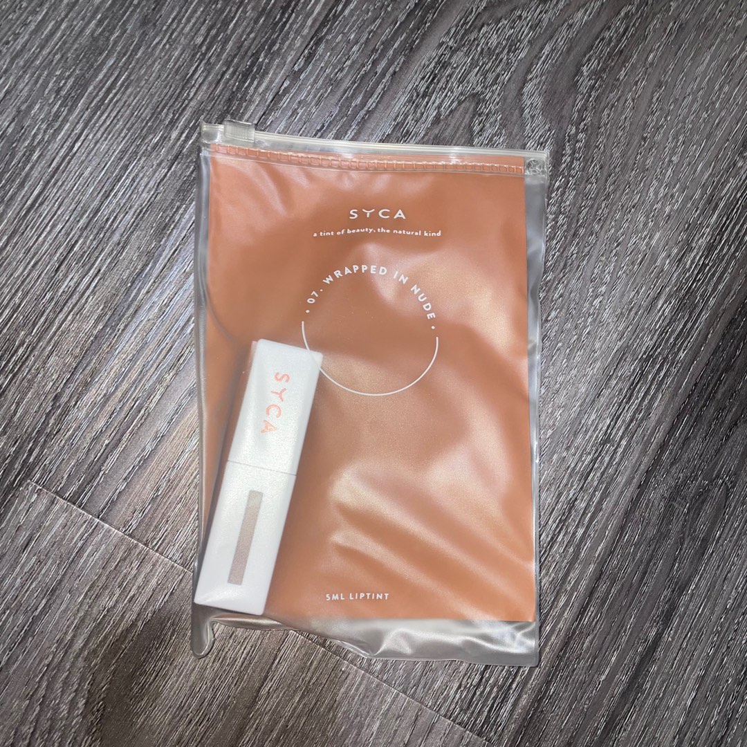 new ya! Syca lip tint wrapped in nude, Kesehatan & Kecantikan, Rias ...