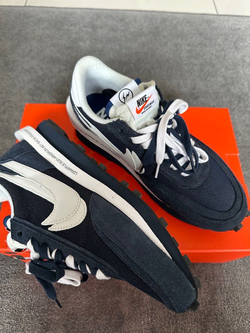 Nike LD Waffle x Fragment x Sacai, Men's Fashion, Footwear, Sneakers on ...