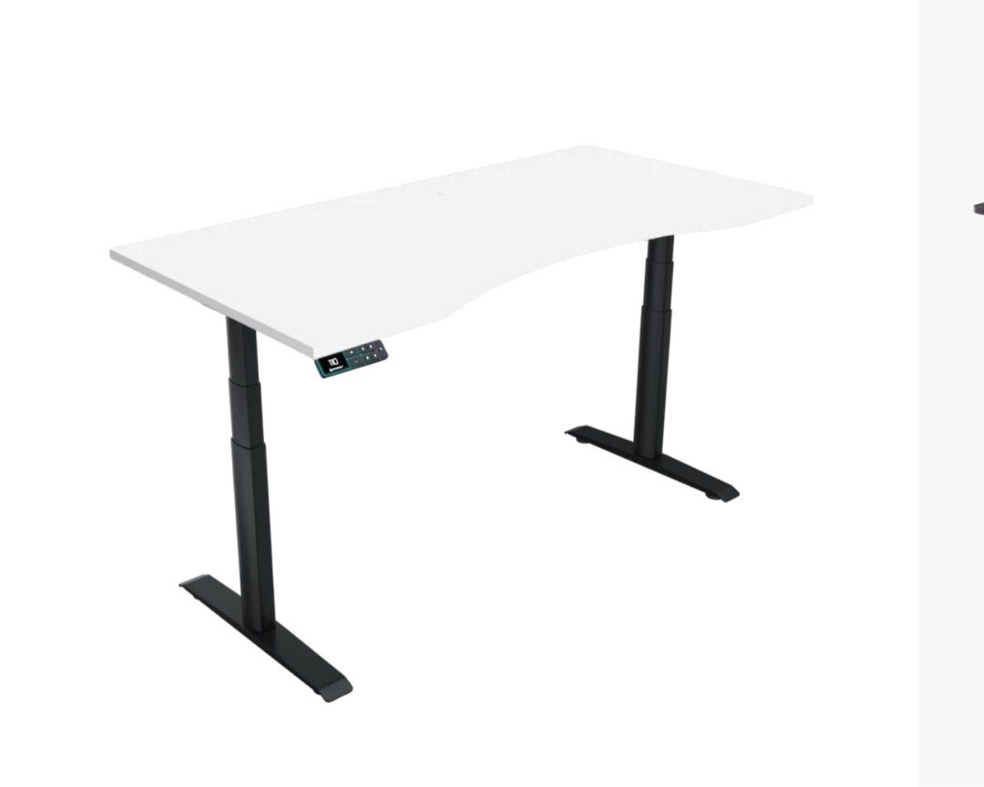 Omnidesk Ascent Table Top (Ergo Curve) - Large White (153cmx76cm ...