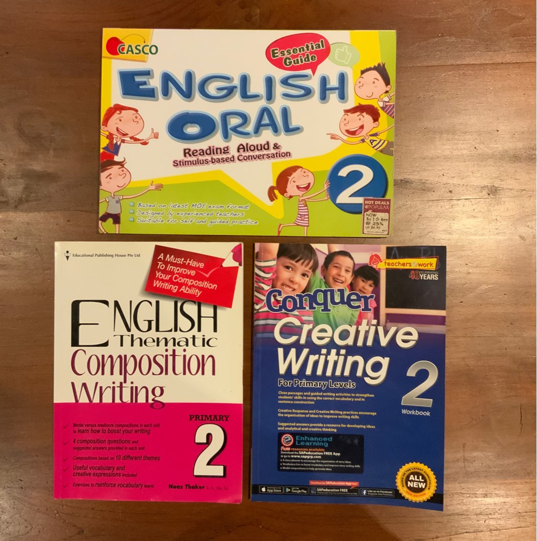 P2 English oral / compo books, Hobbies & Toys, Books & Magazines ...