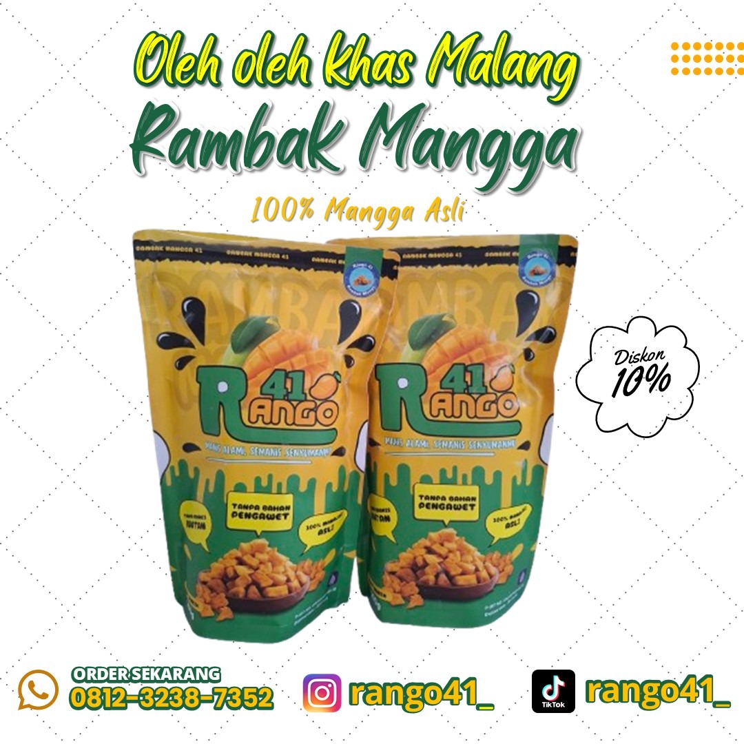 Pabrik Rambak Mangga Terbaik di Malang, Rasa Juara 1 Kg Tiap Kemasan ...