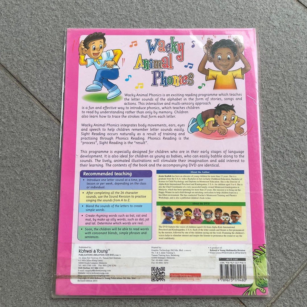 Phonics book with DVD, Hobbies & Toys, Books & Magazines, Children's ...