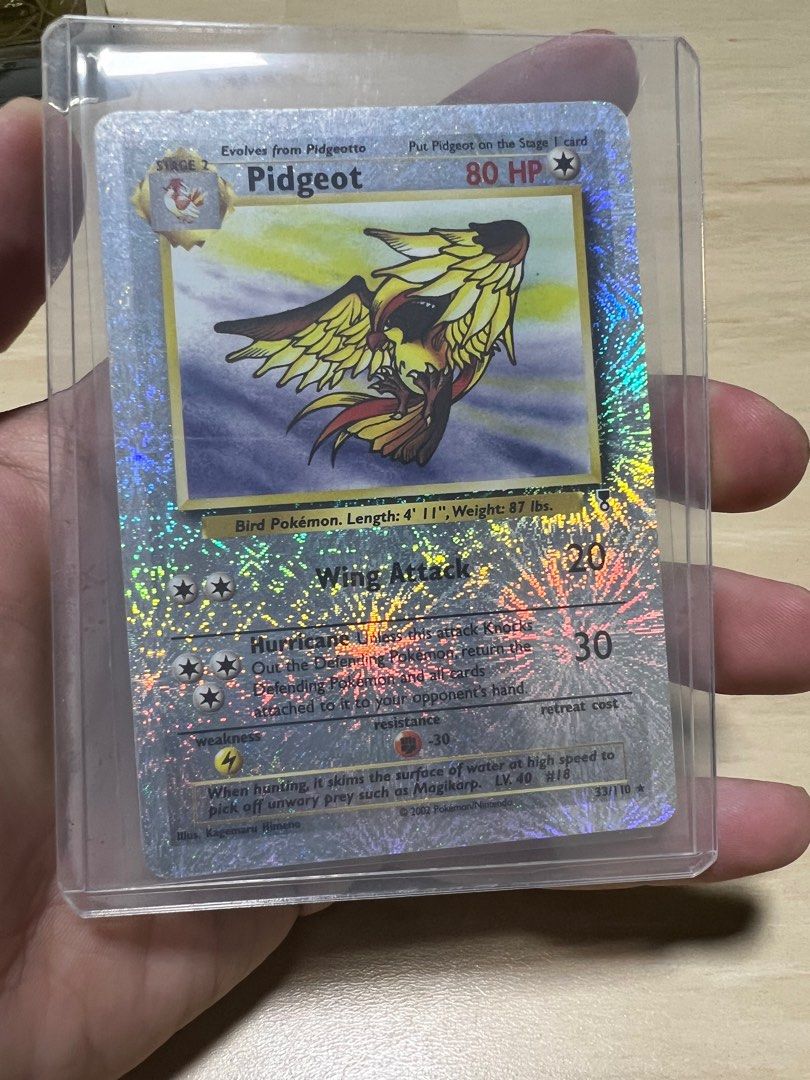 Poke Pokemon TCG Pidgeot Legendary Collection Reverse Holo Neo ...