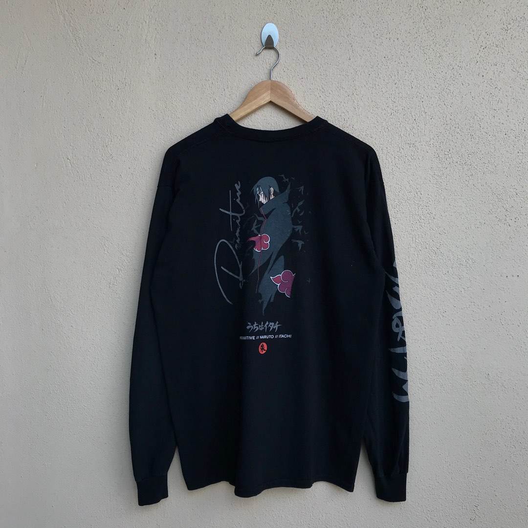 Primitive x naruto itachi, Men's Fashion, Tops & Sets, Tshirts & Polo Shirts on Carousell