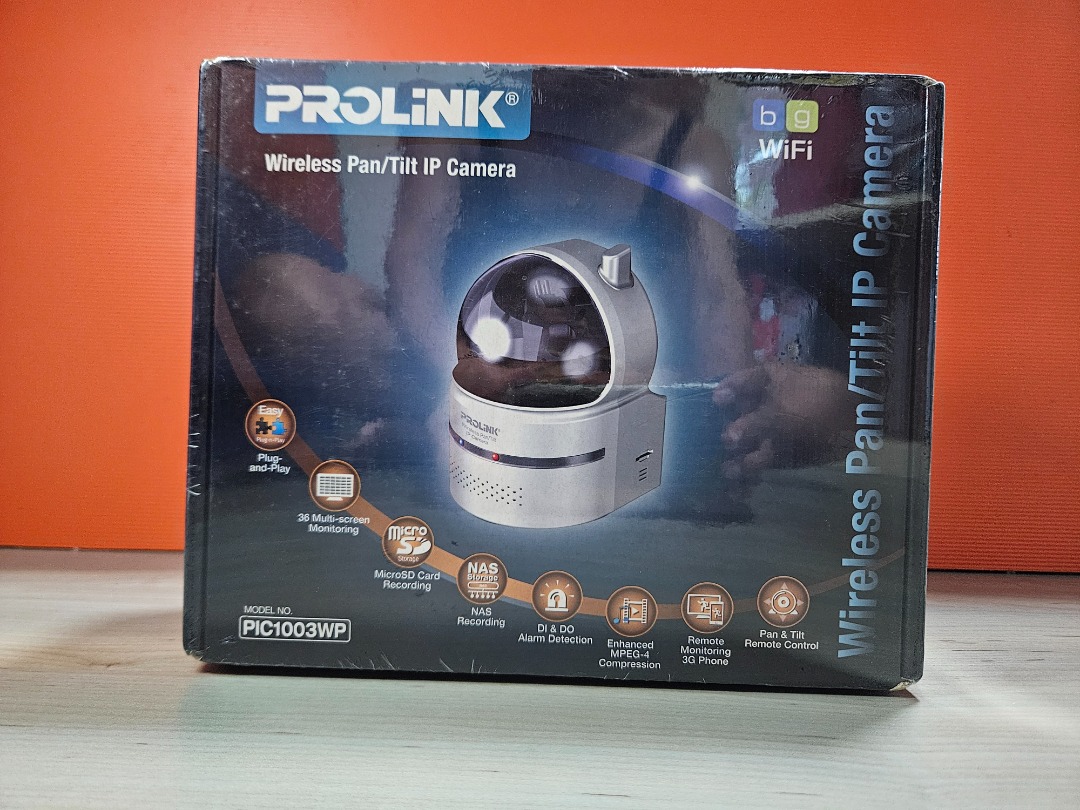Prolink Wireless IP Camera PIC1003WP, Computers & Tech, Parts ...