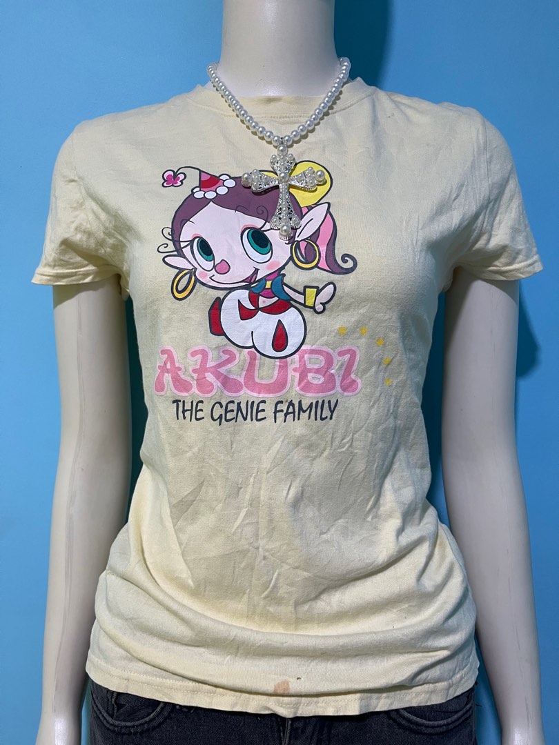 Rare Akubi Girl kidcore tee jfashion harajuko lolita vkei soft grunge ...