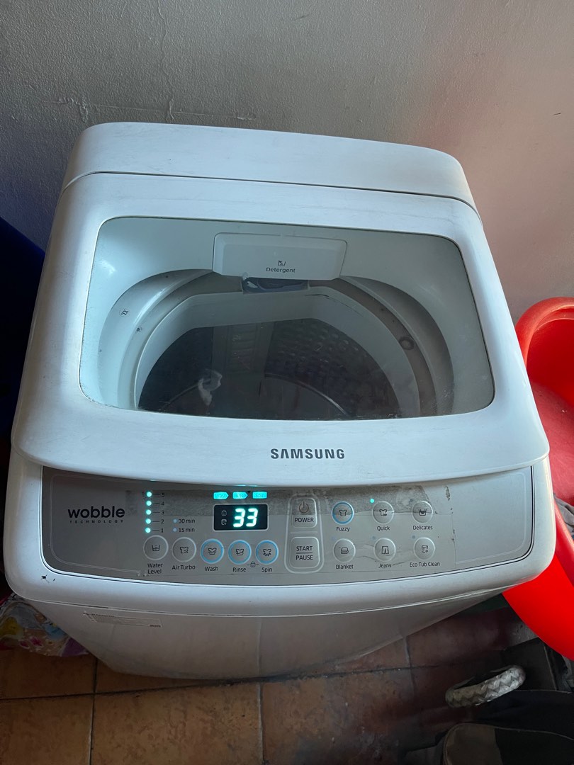 Samsung wobble washing machine, TV & Home Appliances, Washing Machines ...