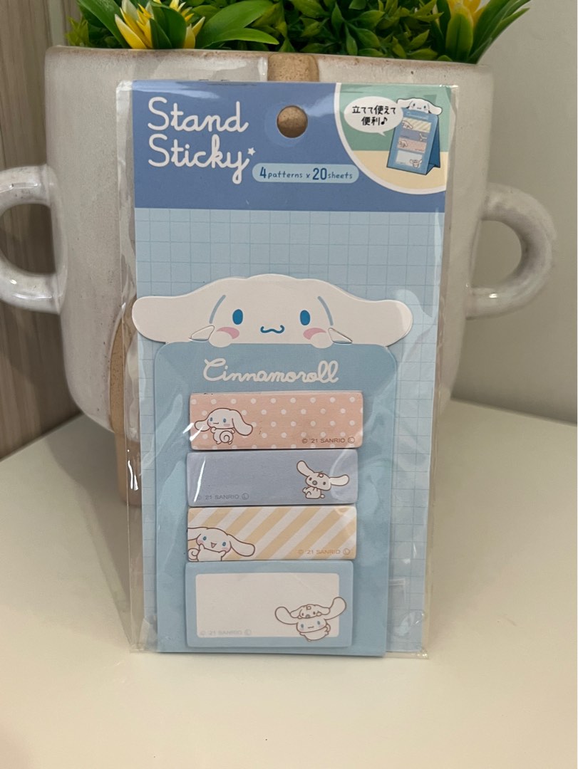 Sanrio Cinnamoroll Sticky Note Stand, Hobbies & Toys, Stationery ...
