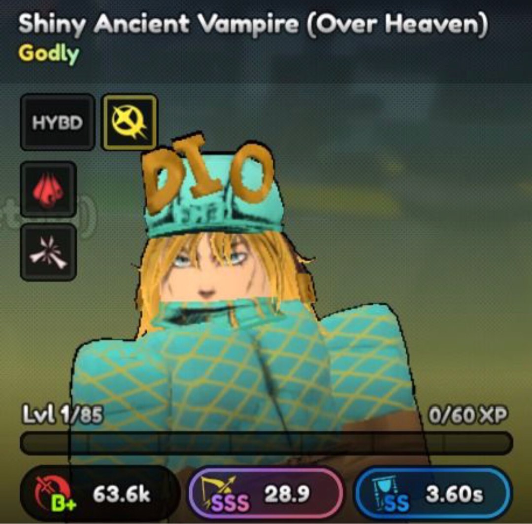 Selling Shiny Dio OH in Anime Last Stand, Video Gaming, Gaming ...