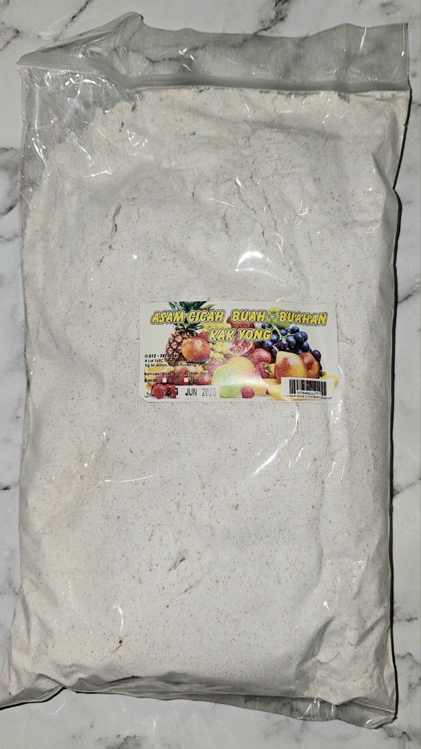 Serbuk Asam Boi Putih 1KG, Food & Drinks, Packaged & Instant Food on ...