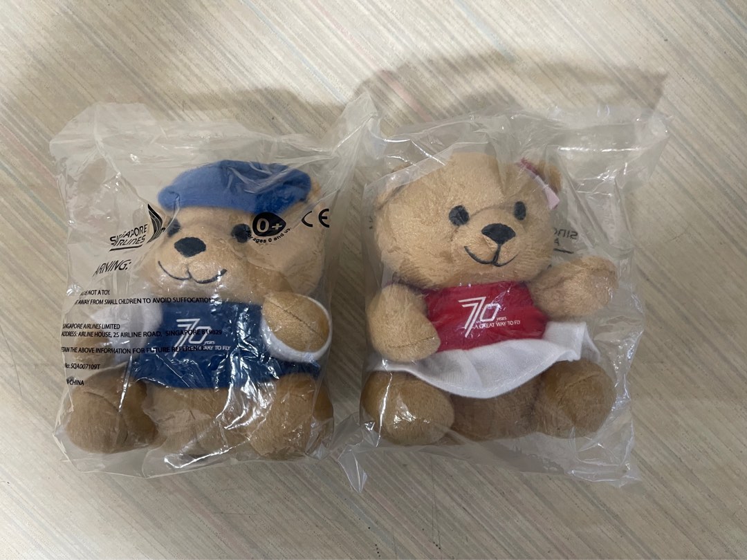 SIA Bear in Special Edition SIA 70th Anniversary Attire (Free Delivery ...