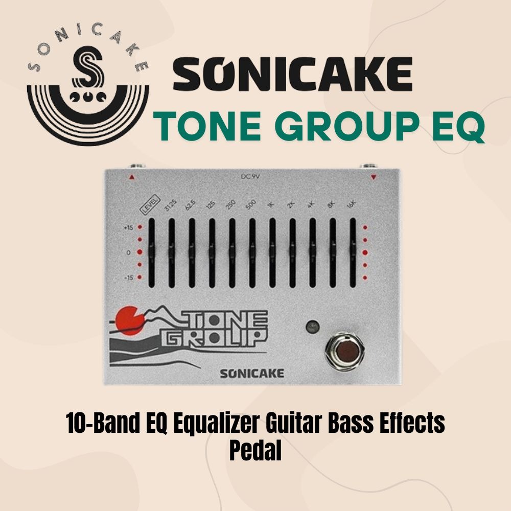 Sonicake QDS-01 Tone Group 10-Band EQ Equalizer Guitar Bass Effects ...