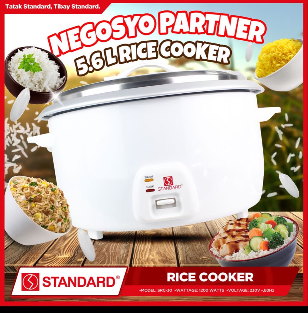 Standard Rice Cooker 5.6L, TV & Home Appliances, Kitchen Appliances ...