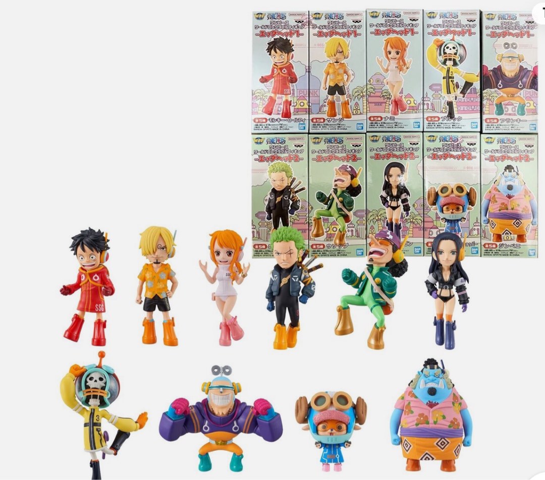 Straw hat Crew One Piece Egghead Arc WCF Set, Hobbies & Toys, Toys ...