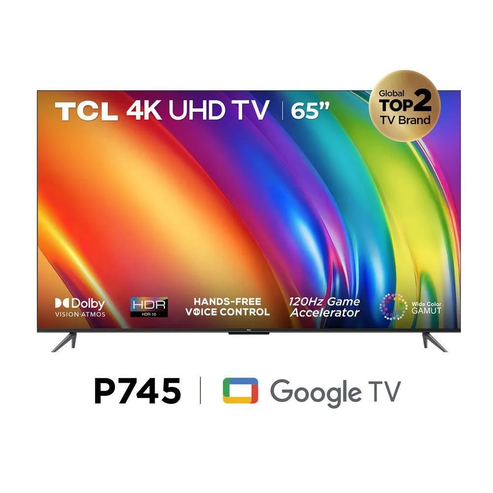 TCL 65" P745 4K Ultra HD Google TV, TV & Home Appliances, TV ...