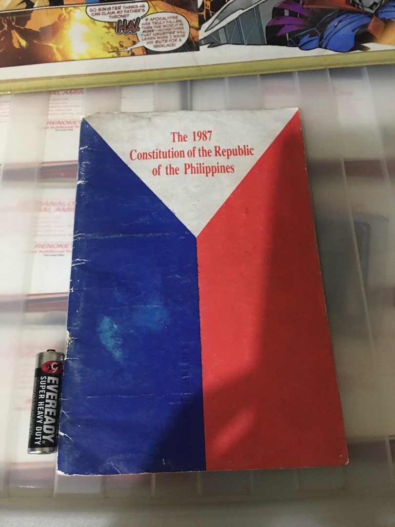 The 1987 Constitution of the republic of the Philippines mini book, Hobbies & Toys, Books ...