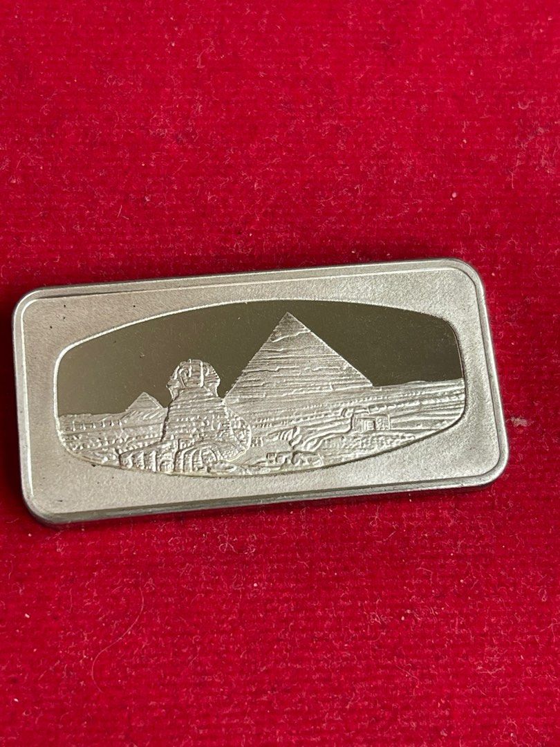 The Great Pyramid Singapore Airlines Silver ingot Limited edition, Hobbies & Toys, Memorabilia ...