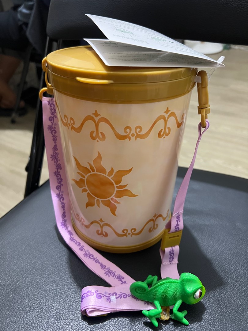 Tokyo Disney Tangled Rapunzel Popcorn Bucket with tag!, Hobbies & Toys ...