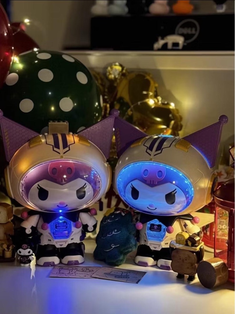 TOPTOY China Building Blocks Sanrio Kuromi Semi-Mechanical Large Body ...