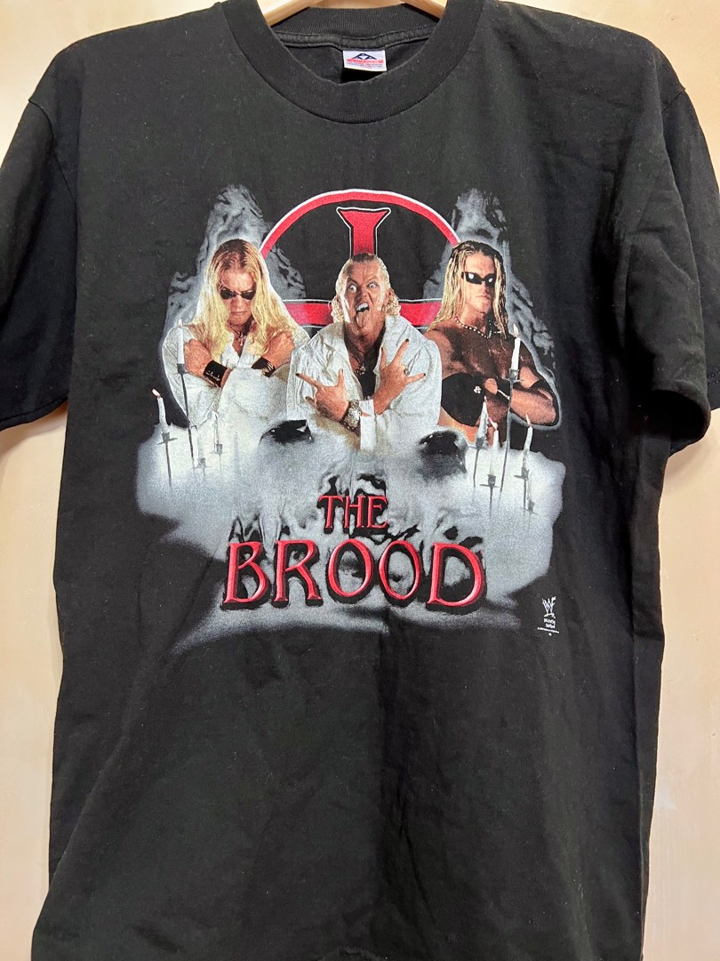 Vintage 1998 Original WWF The Brood Tee, Men's Fashion, Tops & Sets ...
