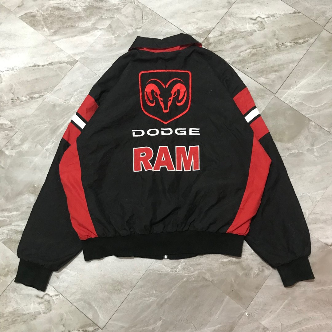 Vintage Nascar Dodge Ram Reversible Racing Jacket (Jeff Hamilton Design ...
