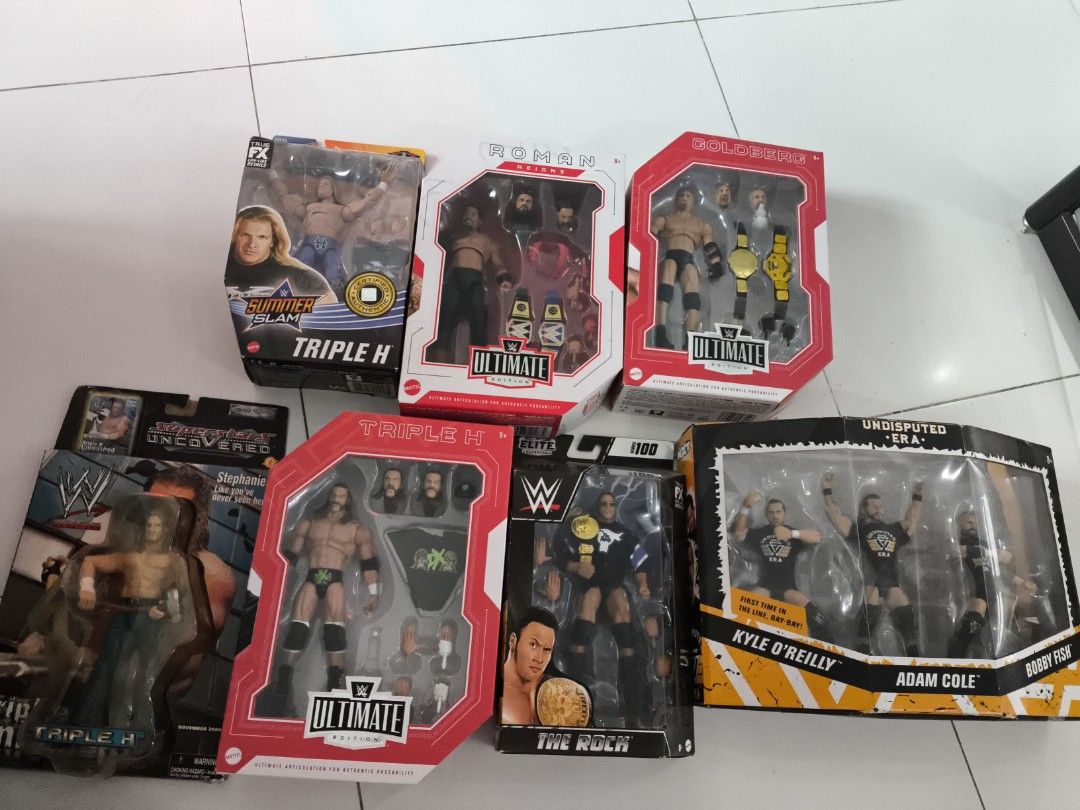 Wwe triple h roman reigns the rock goldberg undisputed era kyle o ...