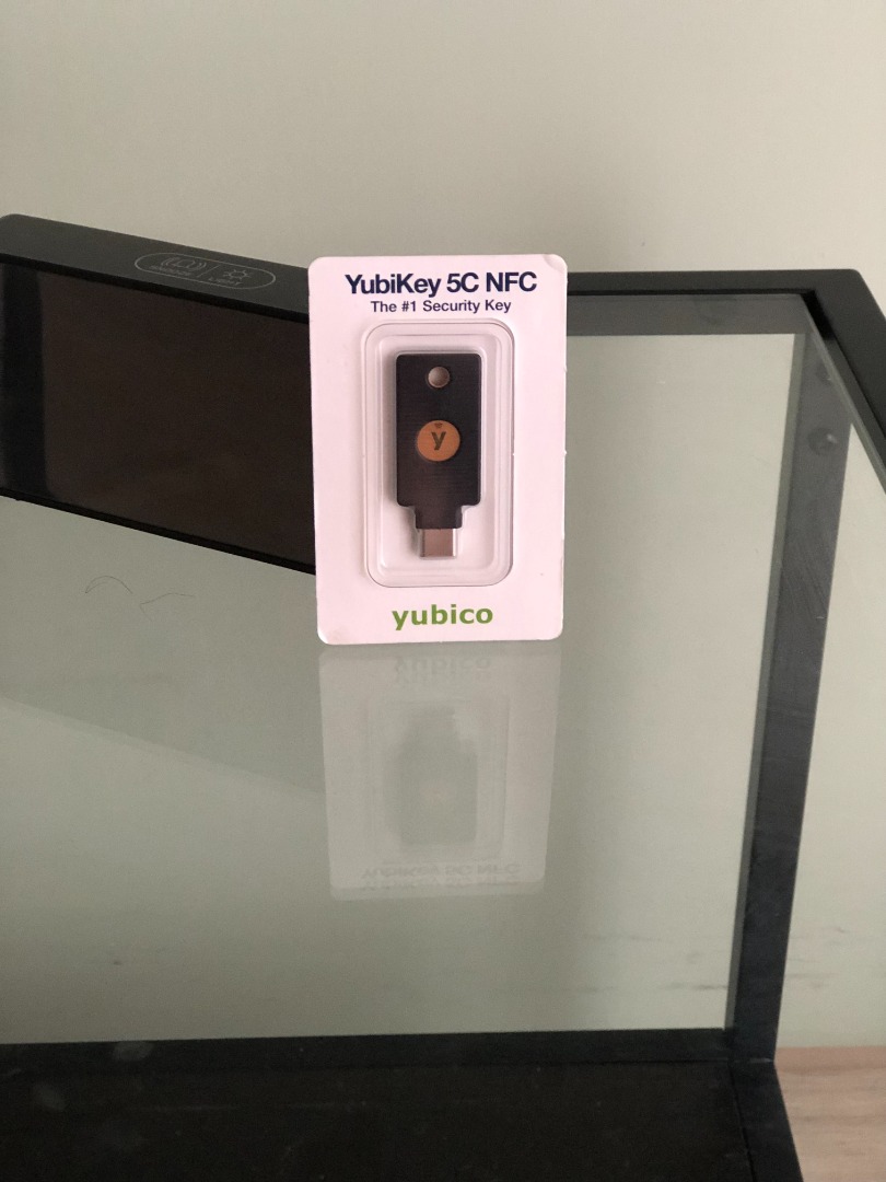 YubiKey 5C NFC 二次驗證 資訊安全, 電腦及科技產品, 電腦在旋轉拍賣